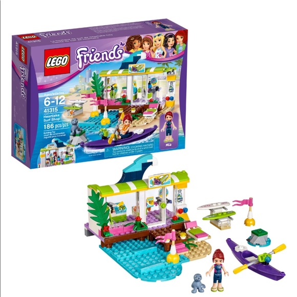 Lego | Toys | Nwt Lego Friends 4315 Heartlake Surf Shop Rare | Poshmark